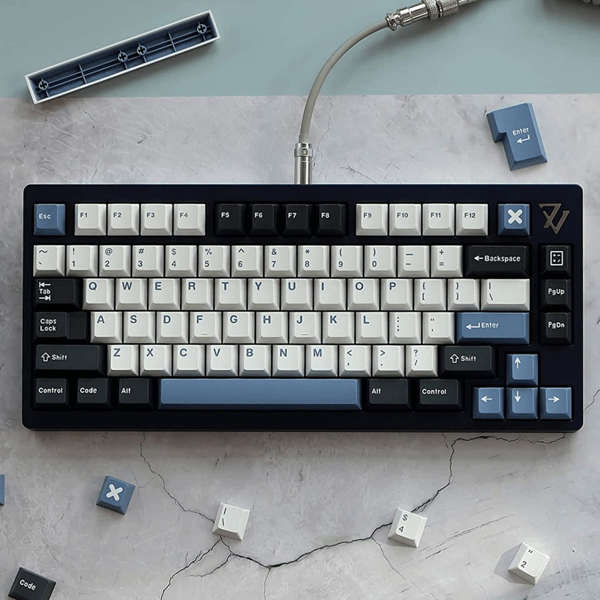 Ascend Arctic Frost Keycap Set